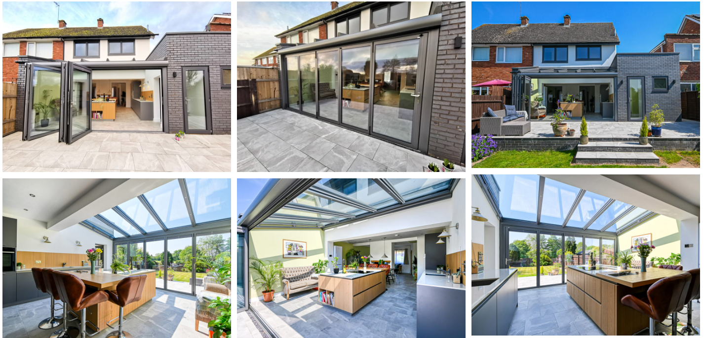 Case Study: Solarlux Glass Kitchen Extension in a Shropshire Semi